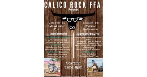 FFA Rodeo - Calico Rock Public Schools - Calico Rock, Arkansas